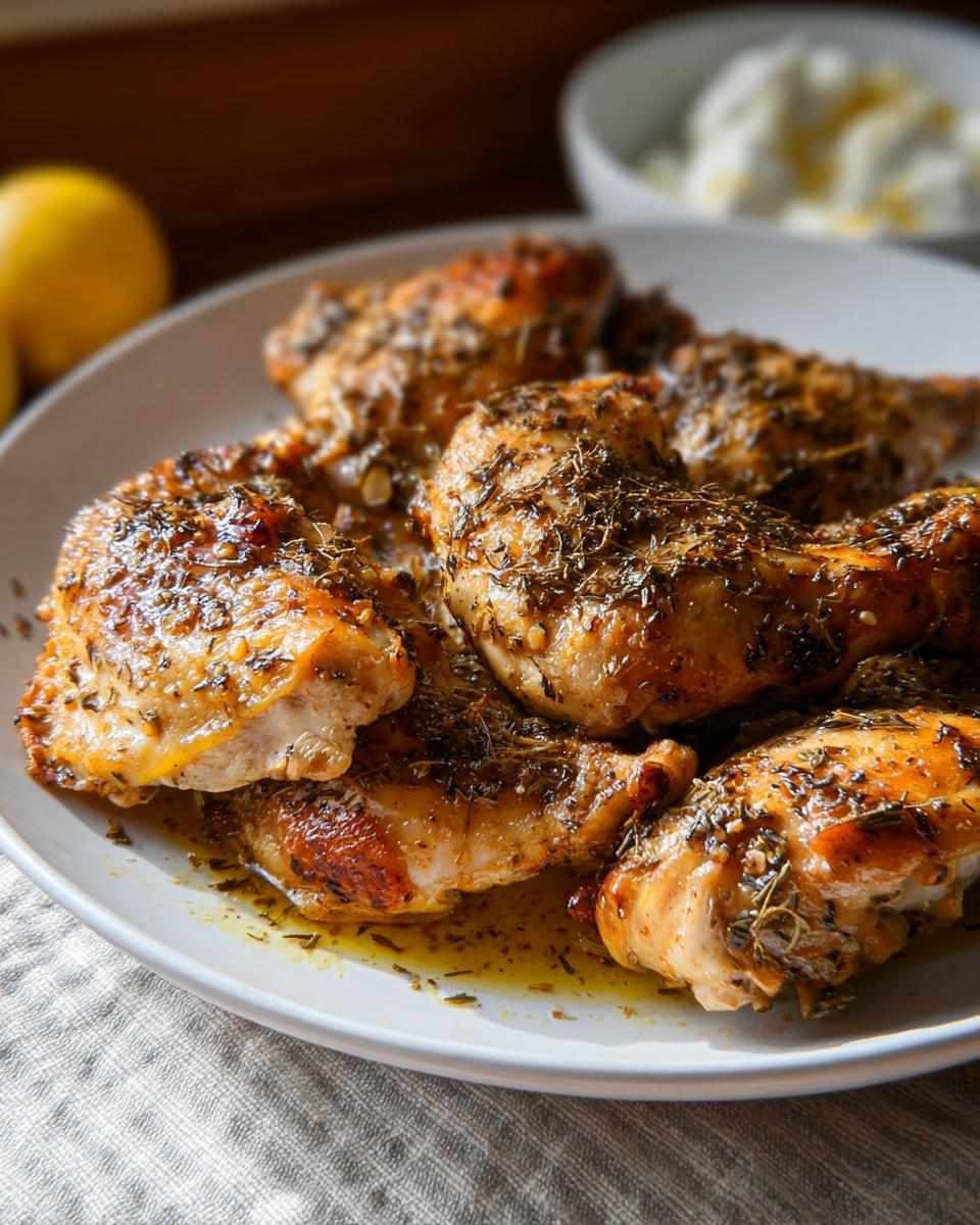 Juicy Baked Greek Lemon Oregano Chicken Secret