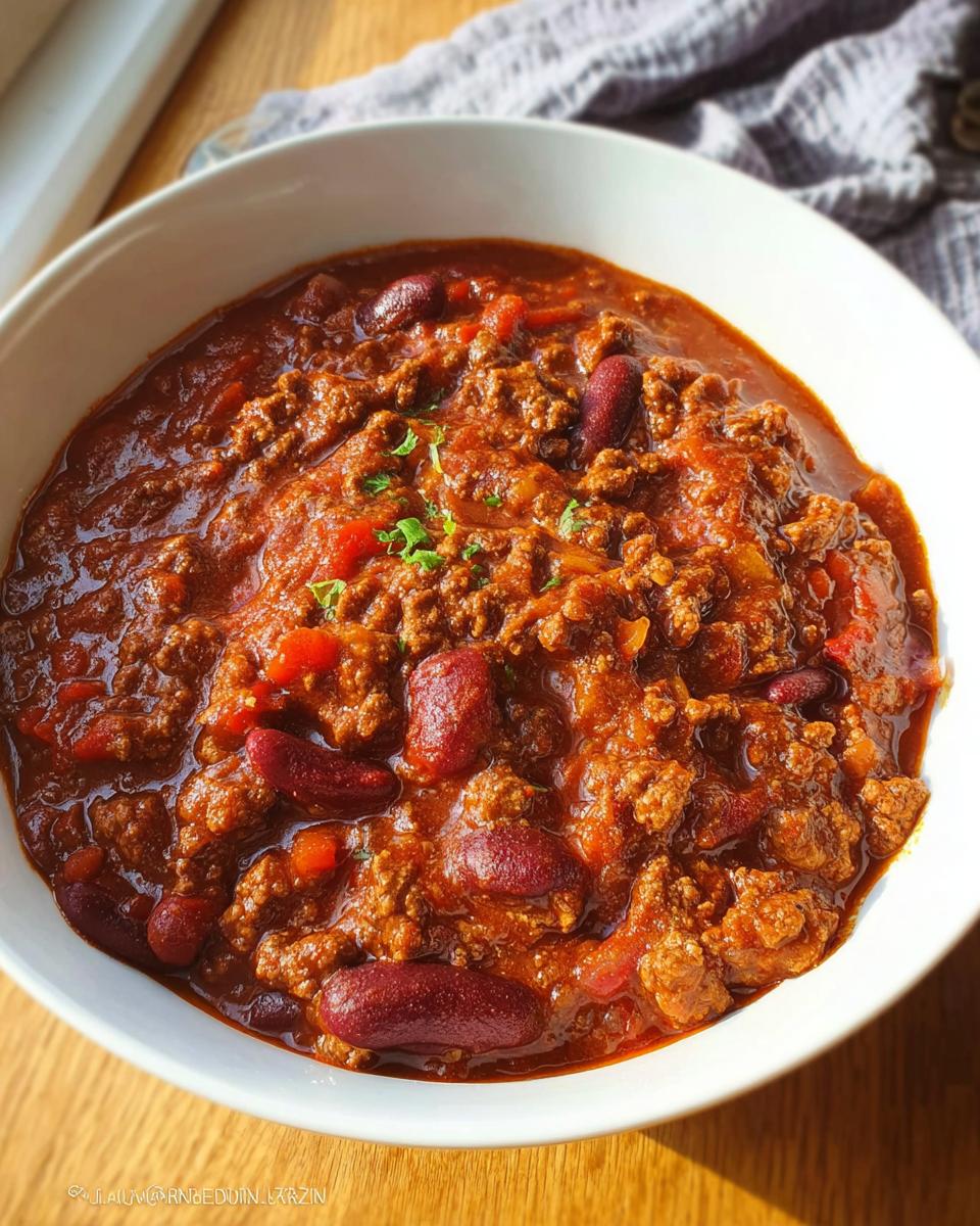 Amazing Classic Beef and Bean Chili 1