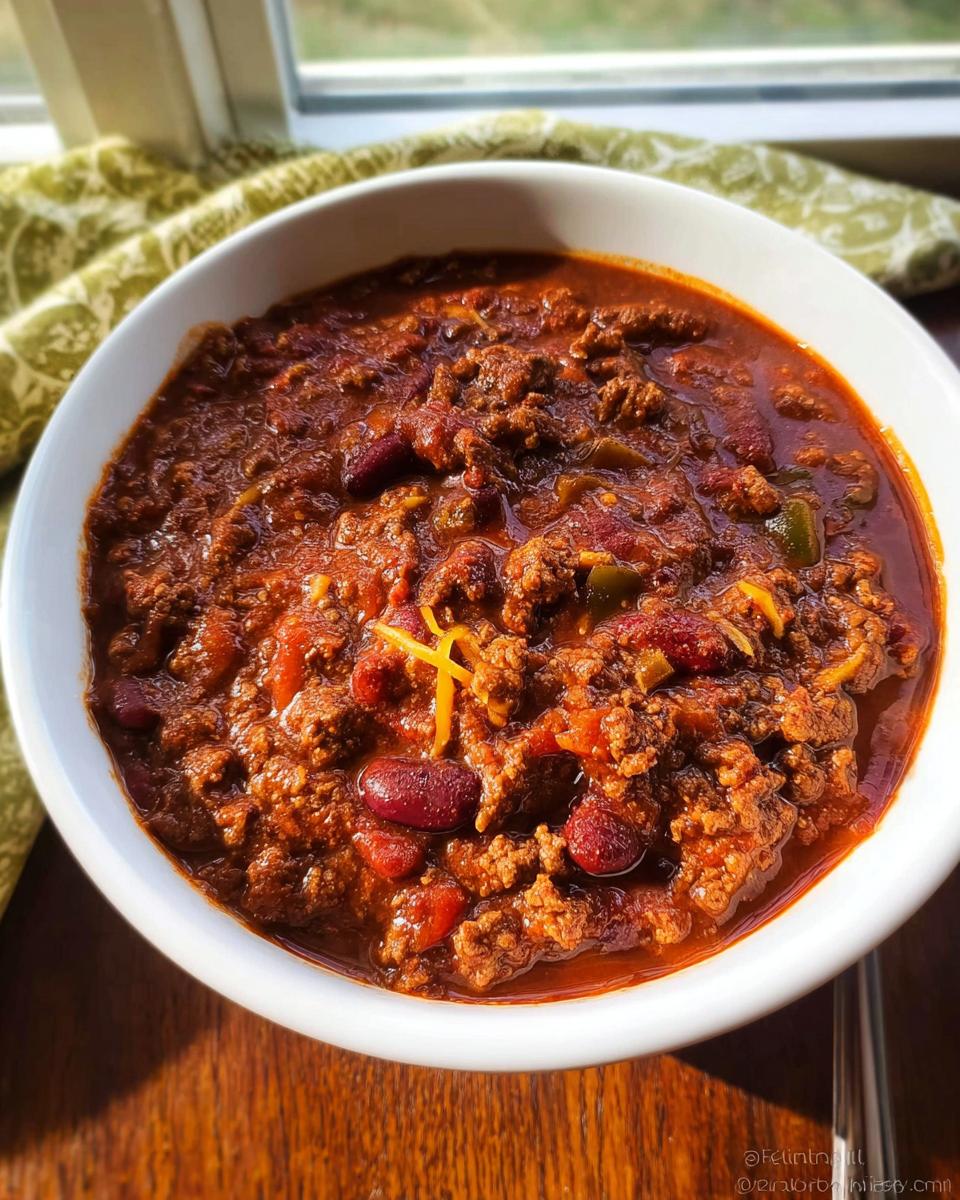 Amazing Classic Beef and Bean Chili 1