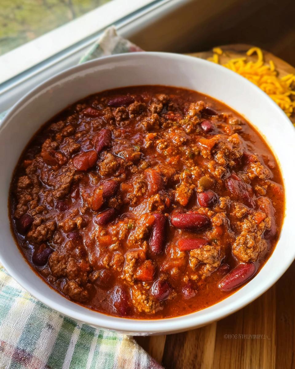 Amazing Classic Beef and Bean Chili 1