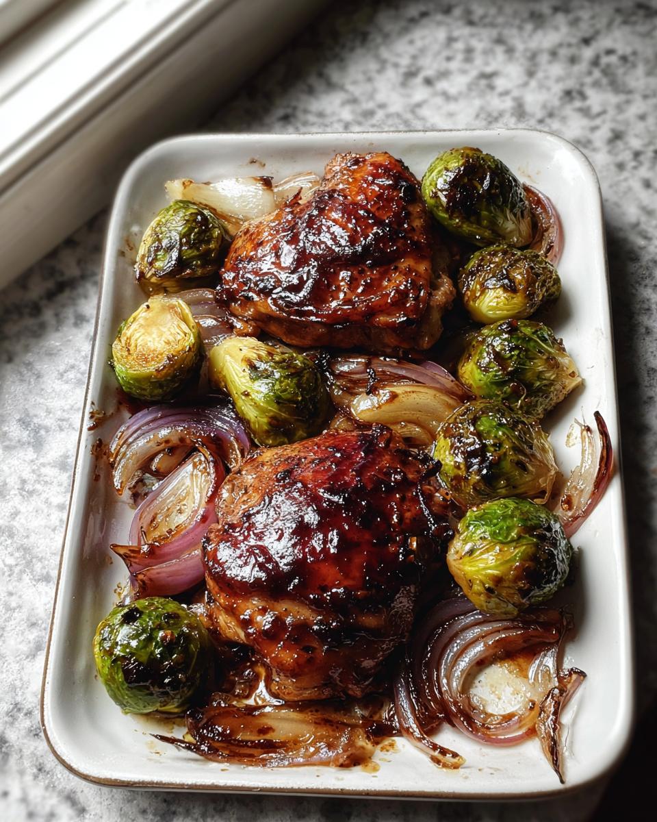 Amazing 6-Ingredient Sheet Pan Balsamic Chicken